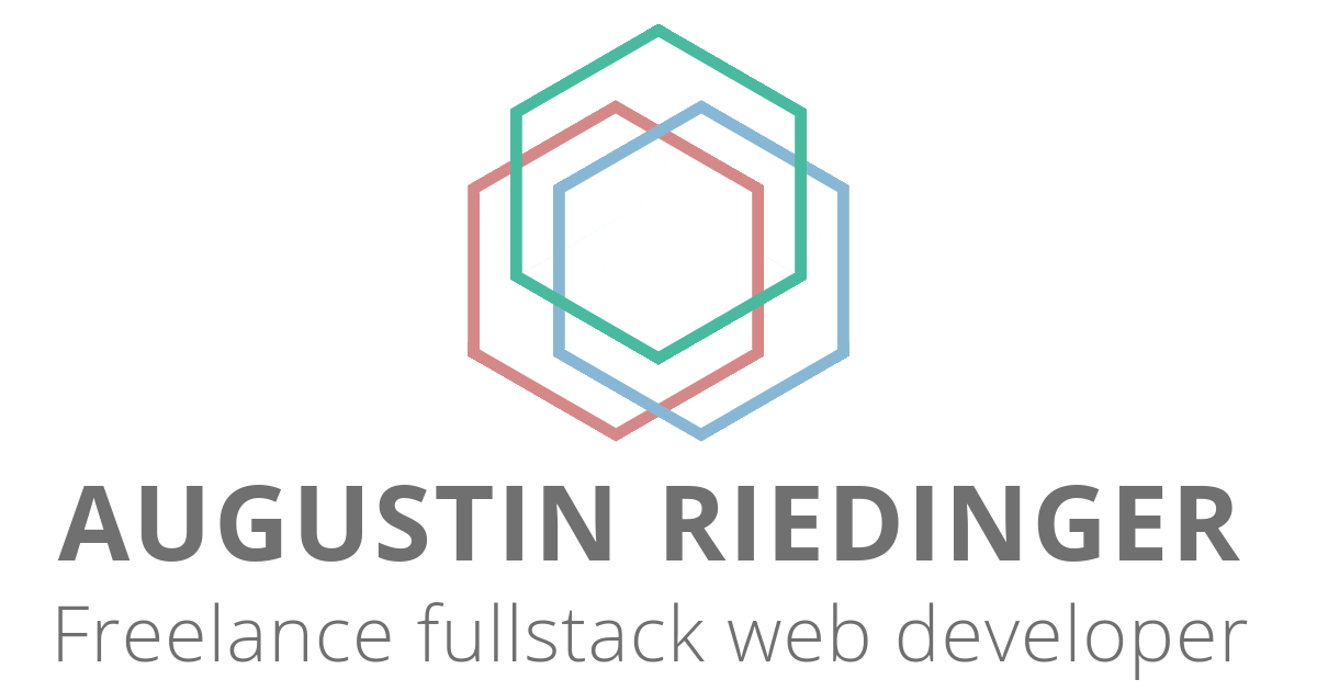 Augustin Riedinger - Freelance fullstack web developer